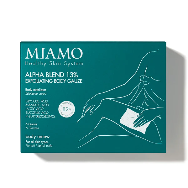 Miamo – Alpha Blend 13% Exfoliating Body Garze Esfoliante 6 Garze | Farmacia Porta Pia