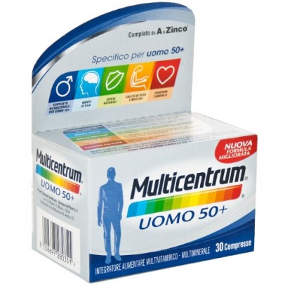 Multicentrum – Uomo 50+ 30 Compresse PROMOZIONE | Farmacia Porta Pia