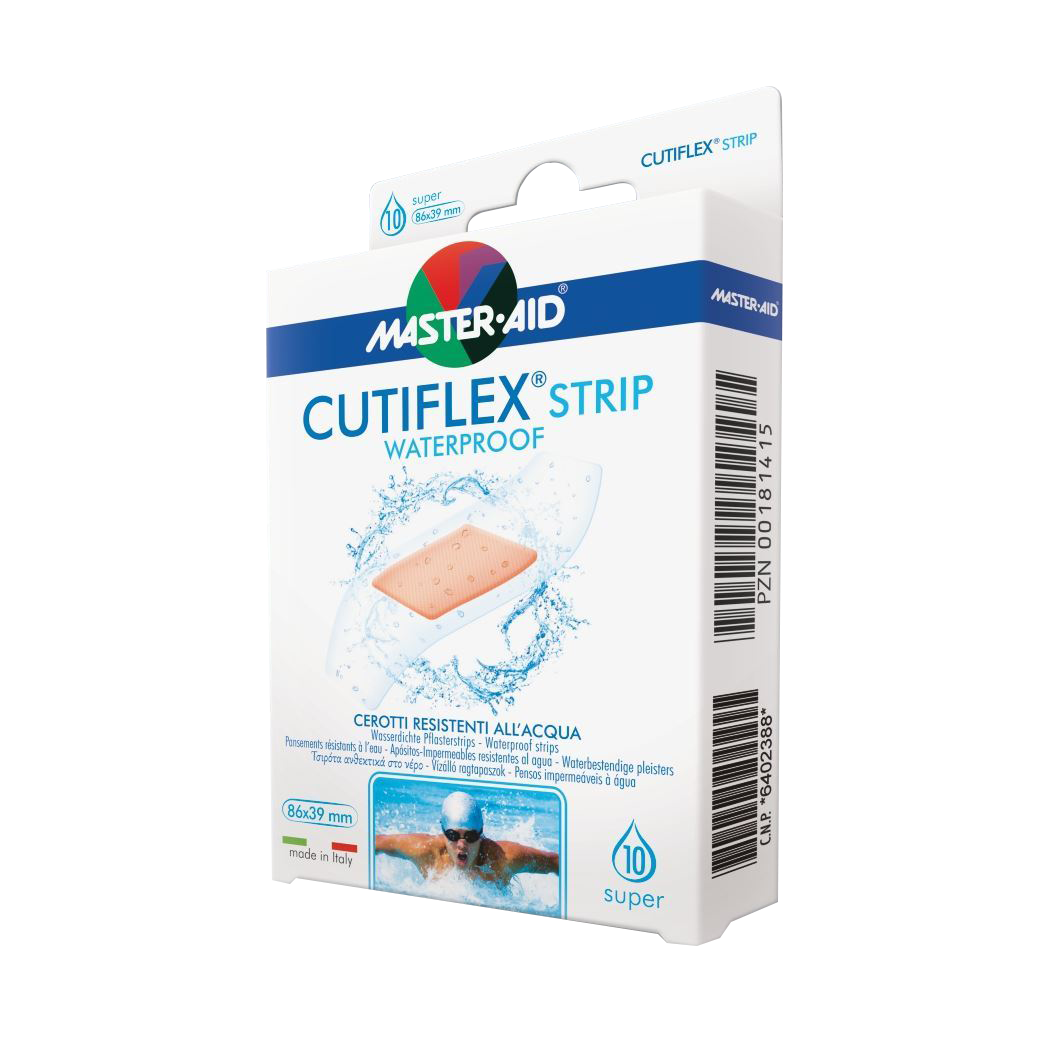 Master-Aid Cutiflex Med Strip Cerotti Super 86×39 mm – 10 pezzi ...