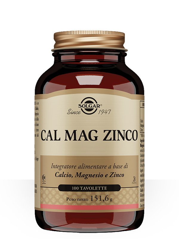 Solgar Cal Mag Zinco – 100 tavolette | Farmacia Porta Pia